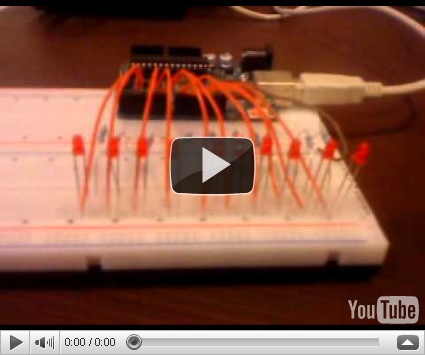 Cooper Maa: Arduino 筆記 – Lab5 LED Bar Graph